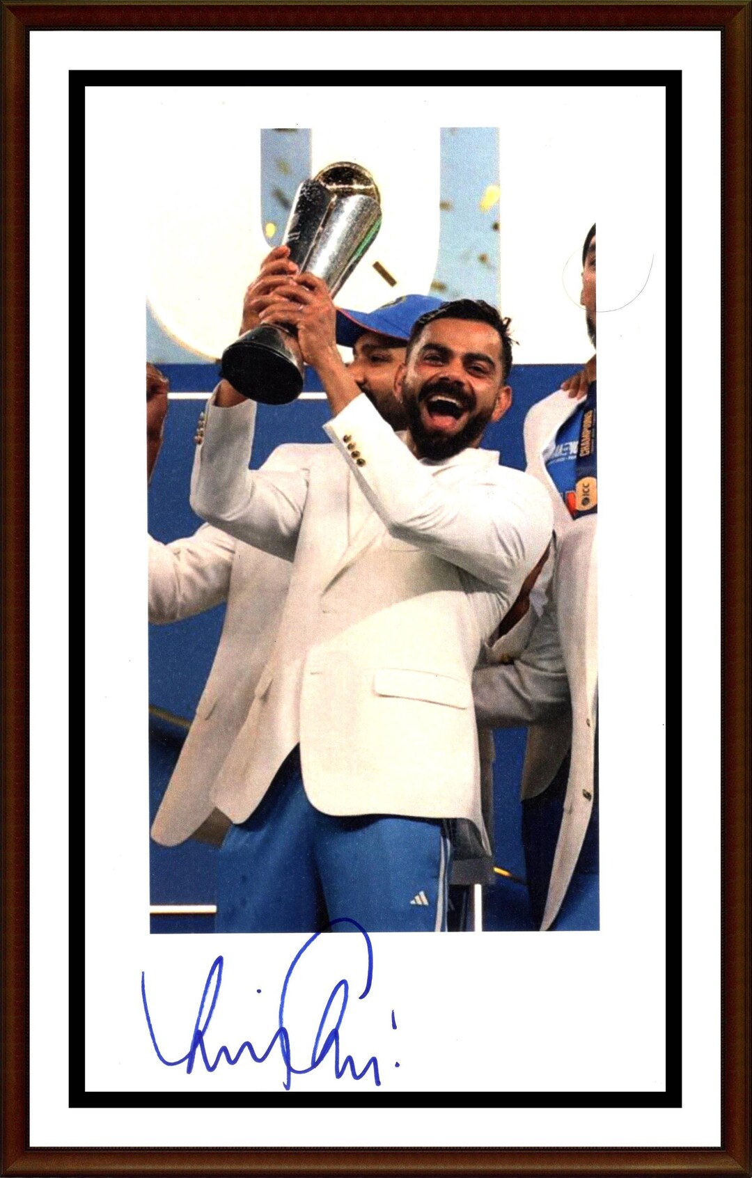 Virat Kohli Autograph Photo: Hand-signed Cricket Memorabilia - Etsy