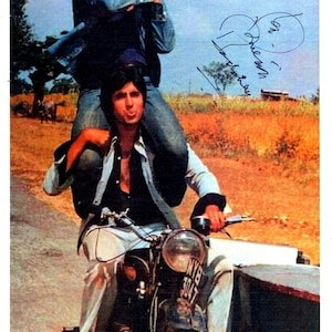 Very Rare Hand Signed Autograph of Legendary Bolywood Actor Amitabh ...