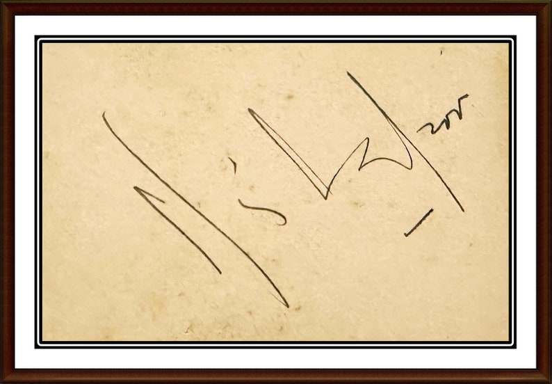 Buy Rare Gem: Autograph of Legendary Raj Kapoor's Signature - Bollywood ...