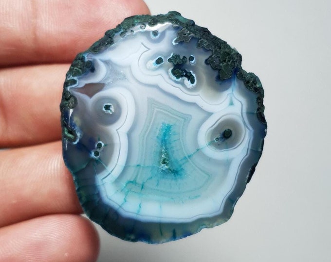 Agate Slab - One of A Kind Front Side Polished Agate Slice - Natural ...