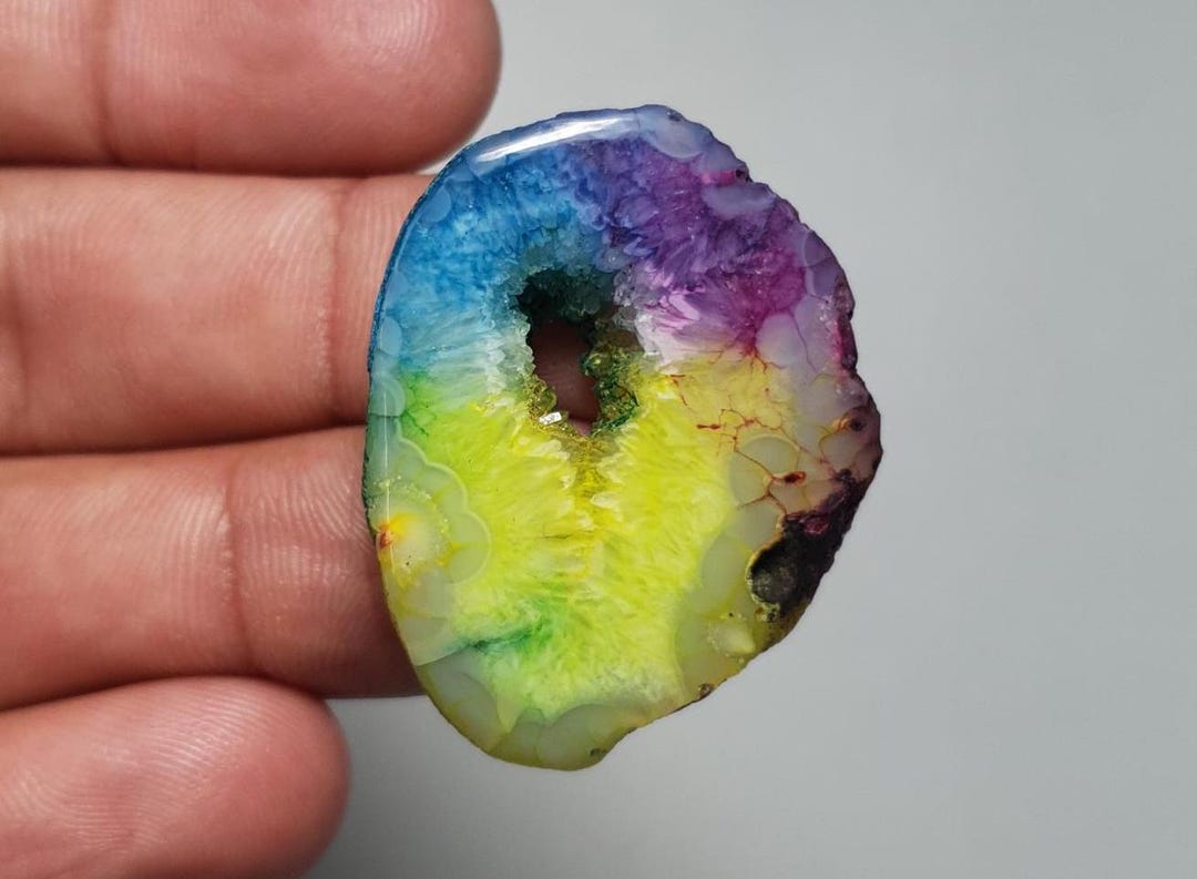 Solar Quartz Slab Rainbow Quartz Slice Slab Earth Mined Solar Quartz ...