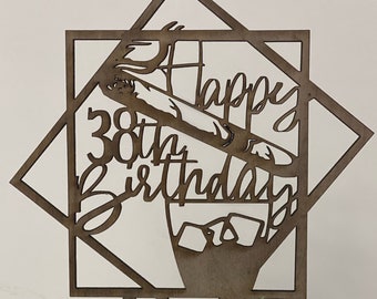 Cigar Cake Topper | Etsy