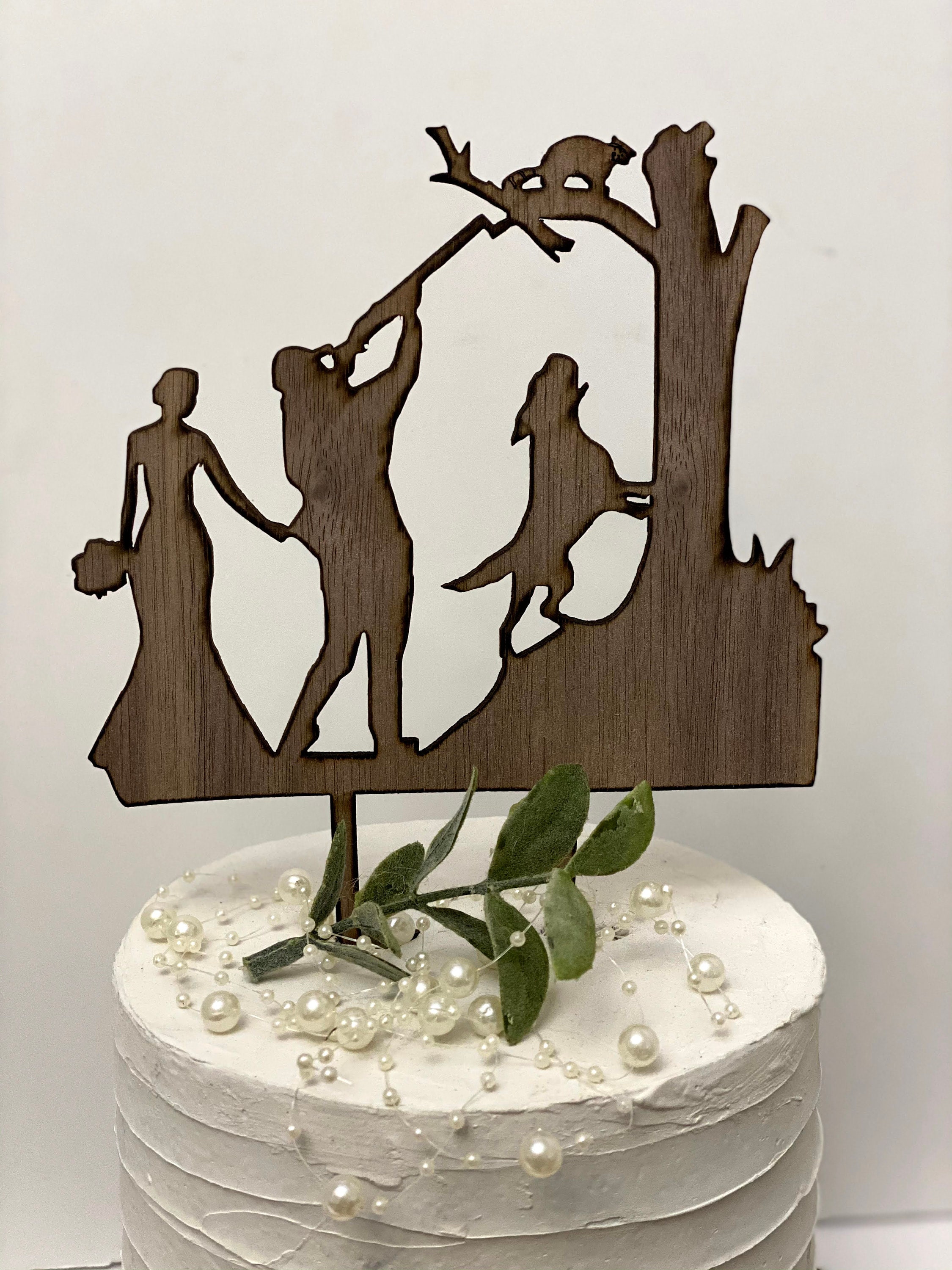 Duck Hunting Wedding Cake Toppers