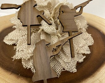 Trap Shooting Cupcake Toppers - Etsy