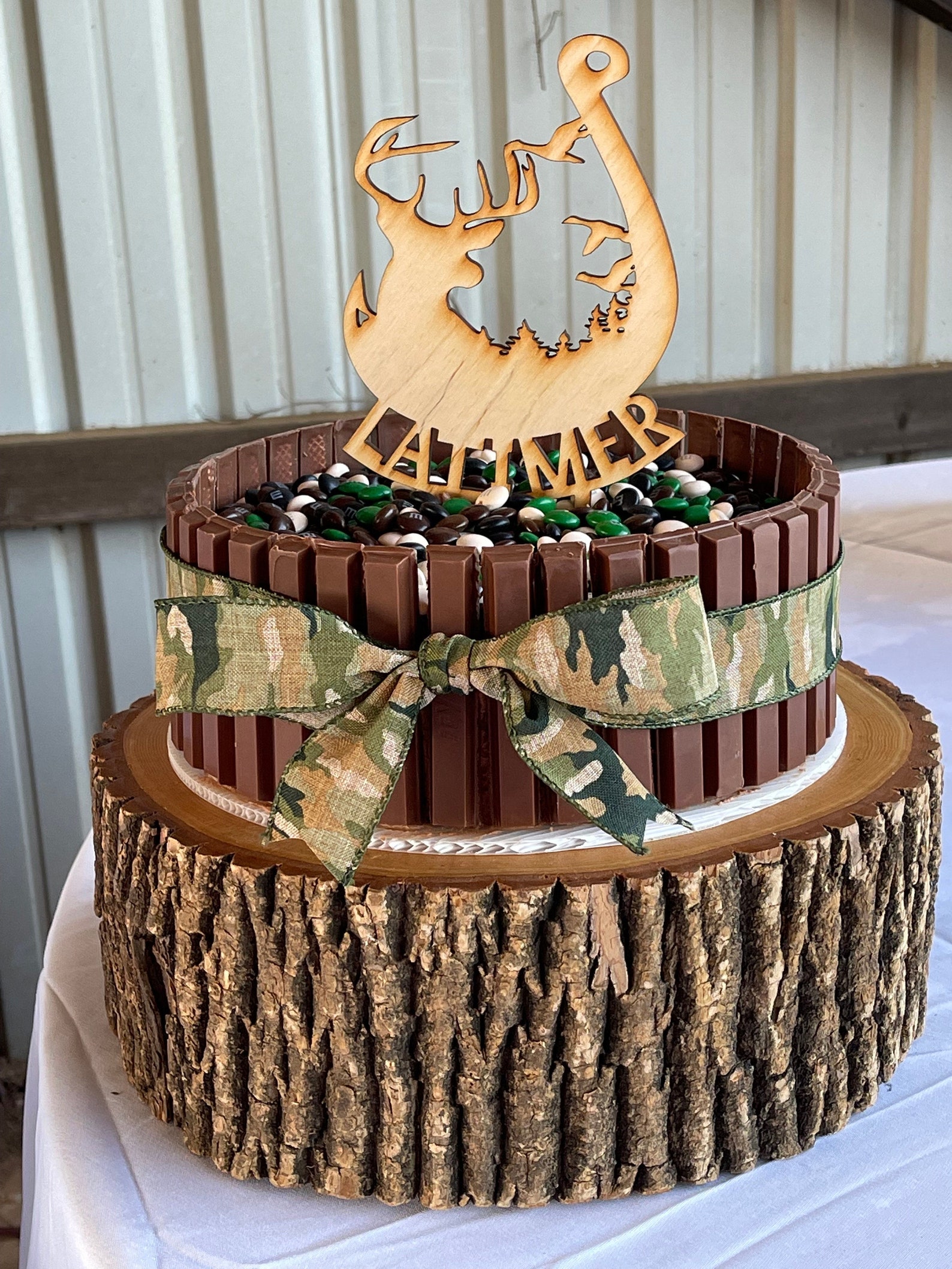 Duck Hunter Deer Hunter Fishing Grooms Cake Topper | Etsy