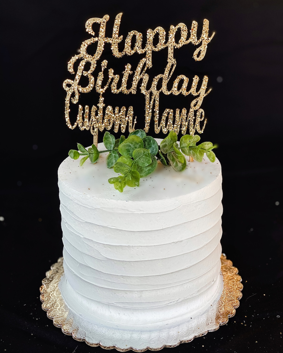 Customizable Happy Birthday Cake Topper | Birthday | Free Shipping | 3 ...