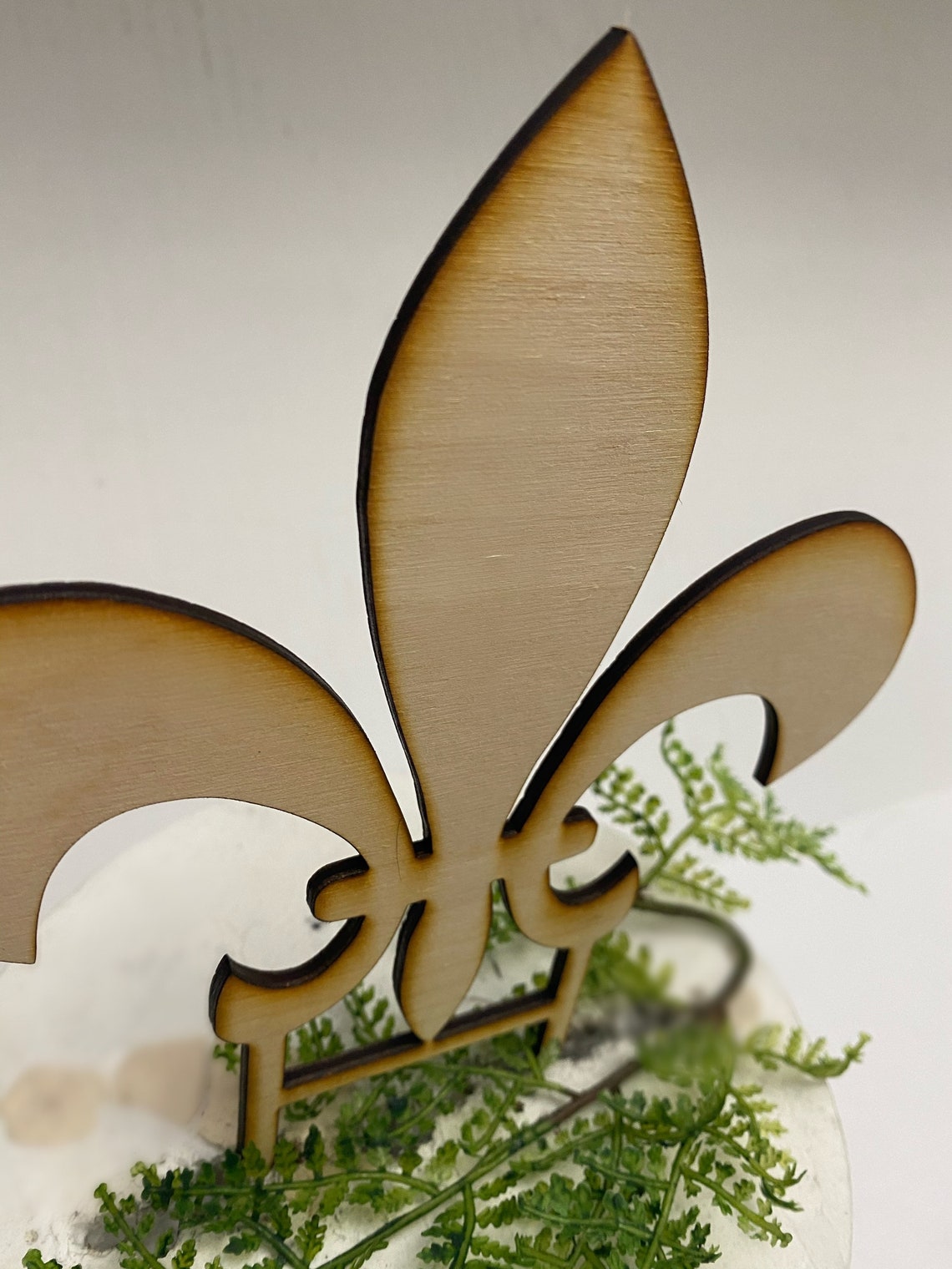 Fleur de Lis Cake Topper Made of Wood Wedding Hunting | Etsy