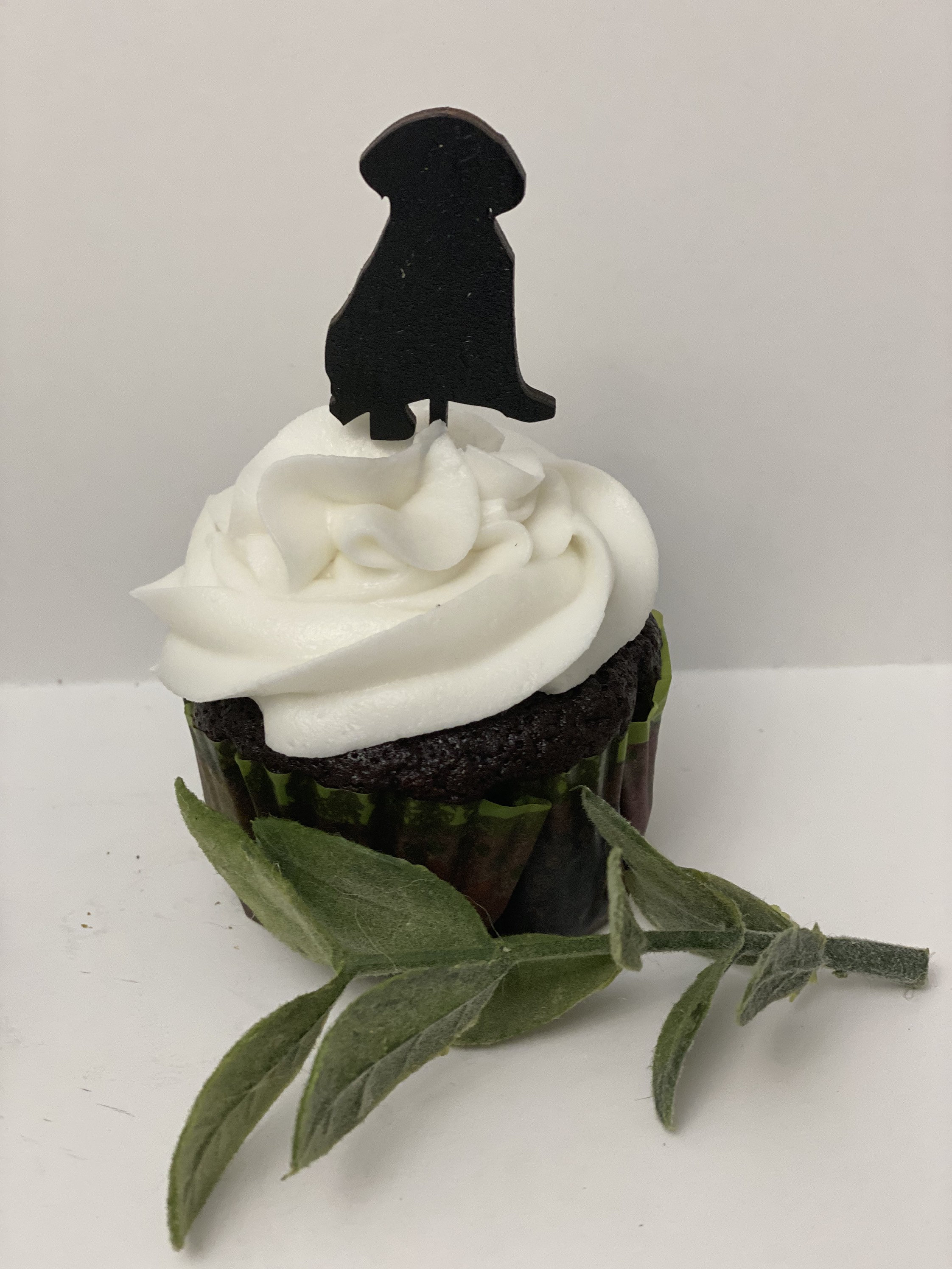 Black Lab Puppies Cupcake Toppers Comes in Many Colors | Etsy