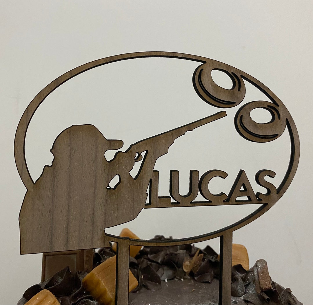 Boy/ Man With Shotgun Cake Topper | Skeet Shooter | Trap Shooting ...