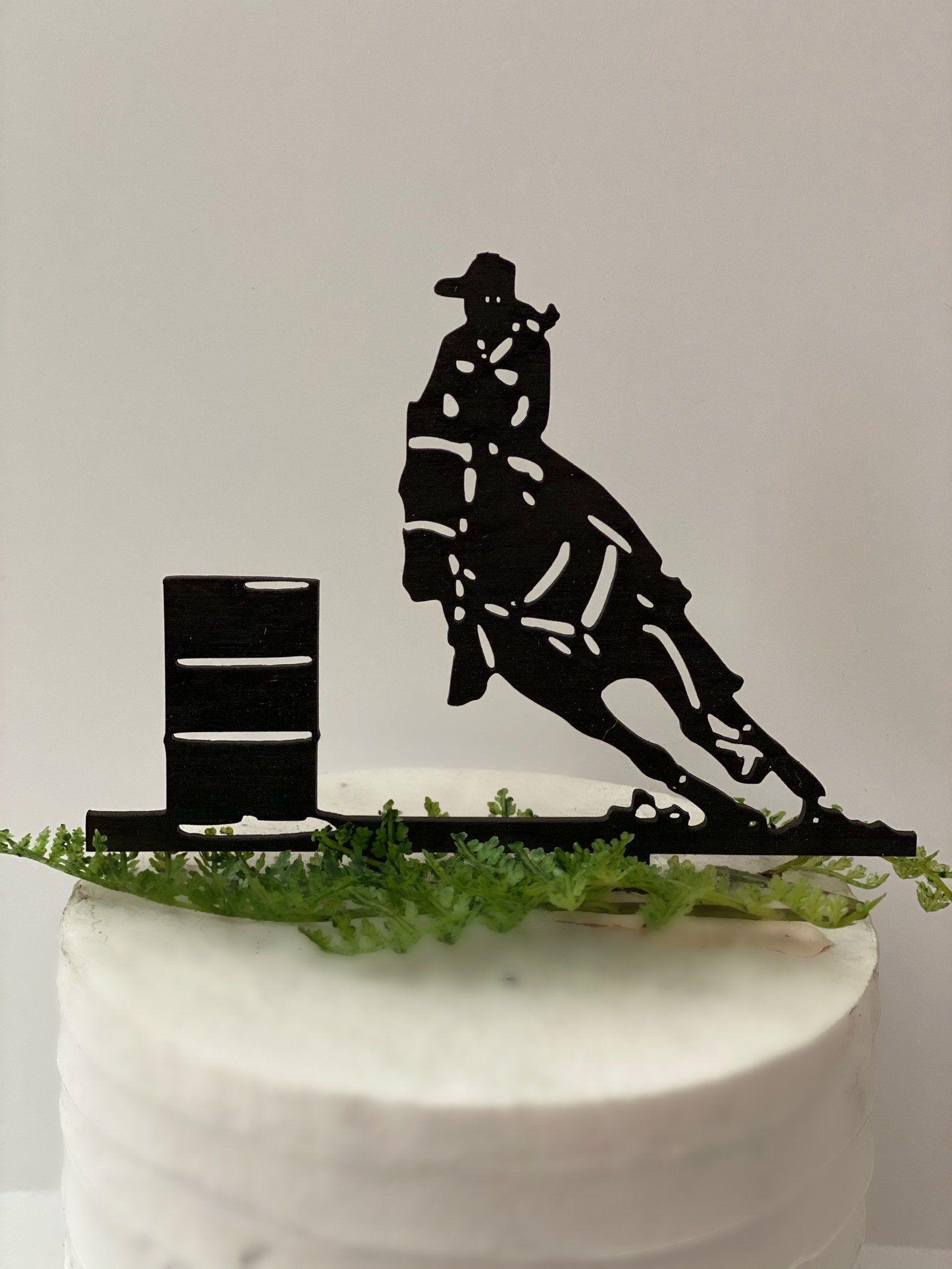 Women Barrel Racing Cake Topper Customizable Made of Wood - Etsy