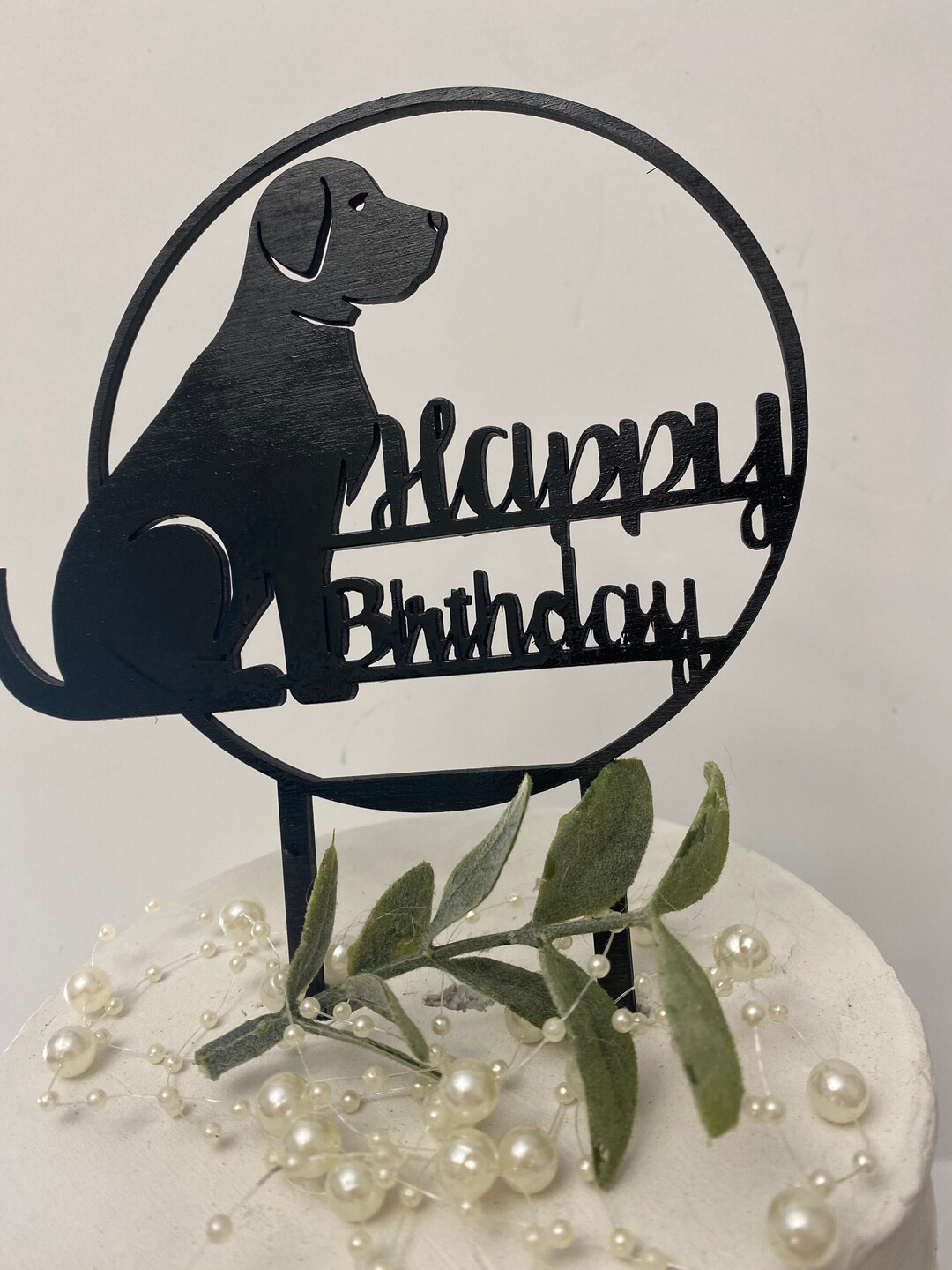 Labrador Dog Cake Topper | Made of Wood | Many Colors | Free Shipping ...