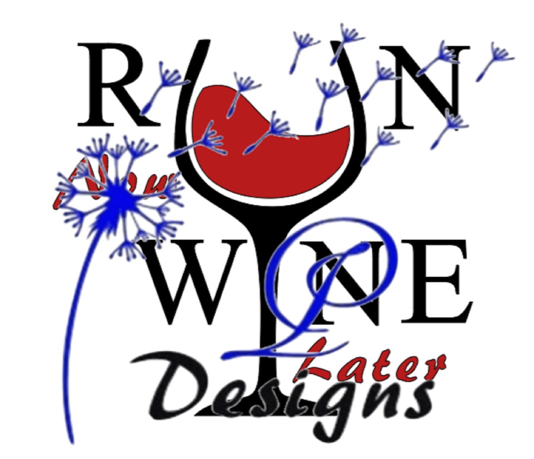 Run Now Wine Later Svg - Etsy