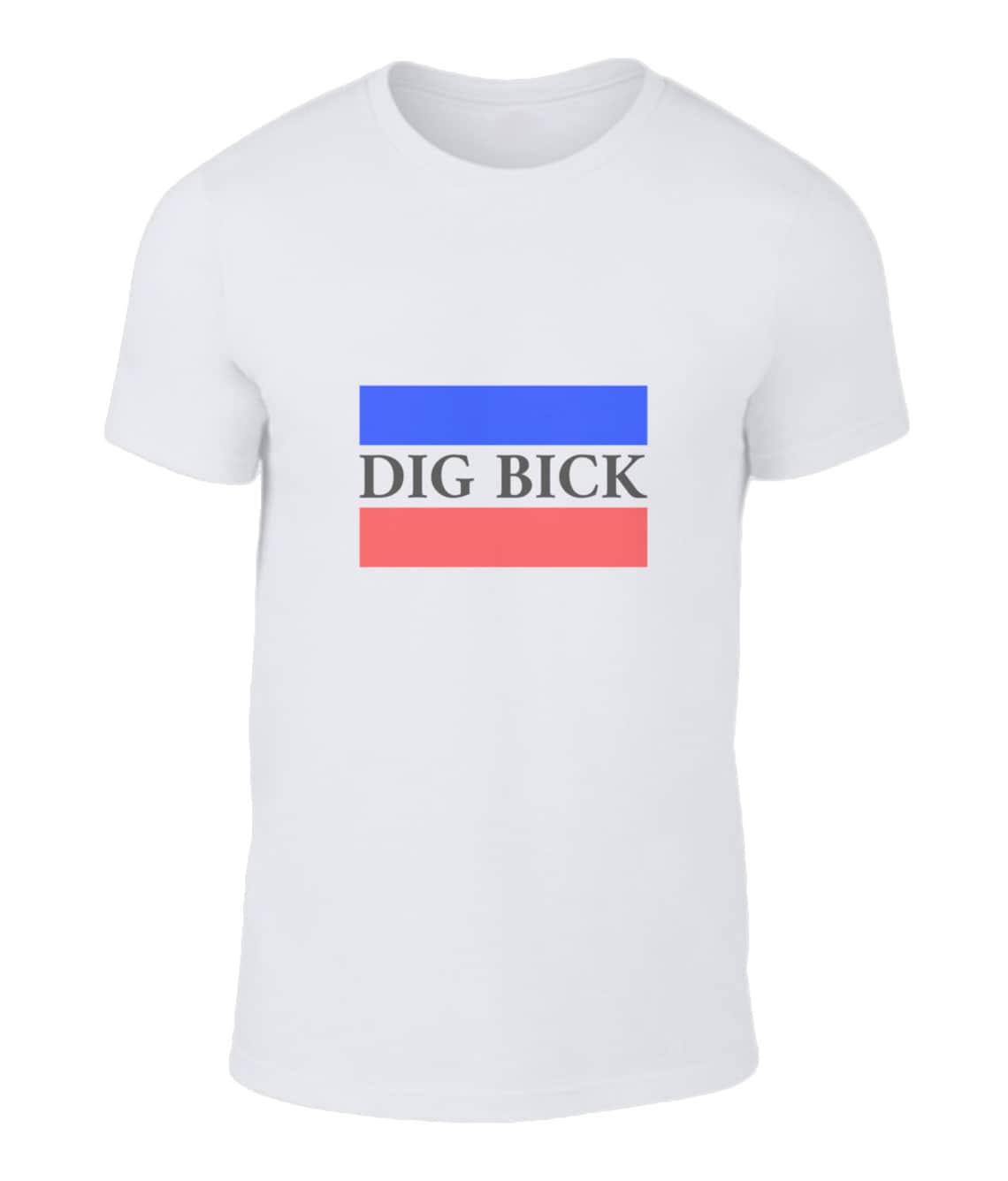 Dig Bick Humorous Cotton T-shirt for Men. - Etsy