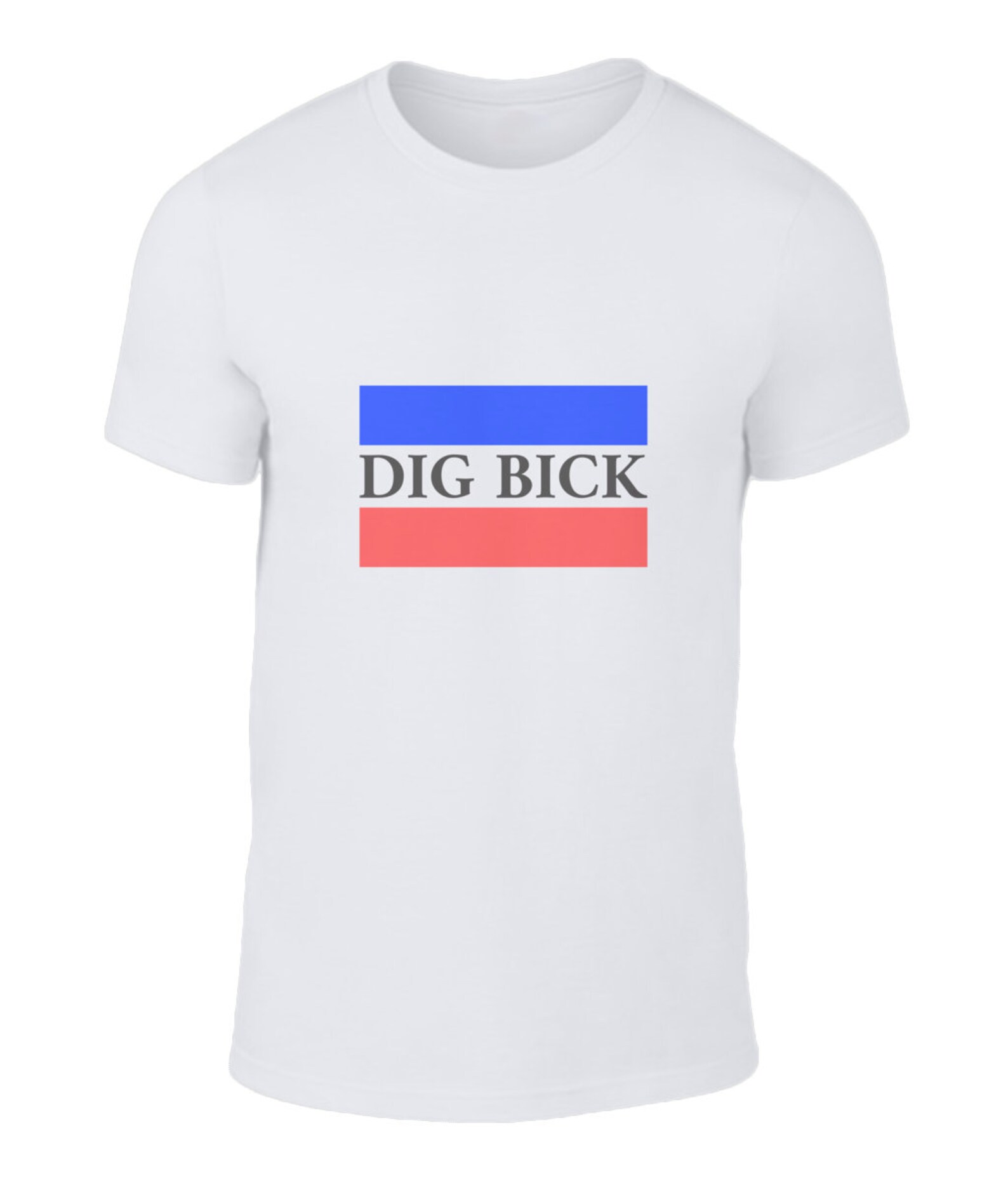 Dig Bick Humorous Cotton T-shirt for Men. - Etsy