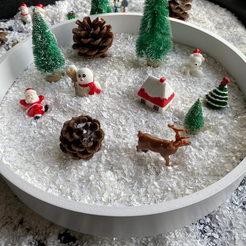 Winter Tuff Tray - Etsy UK