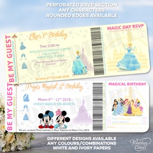 Personalised Birthday Invitation Heroes and Princesses Themed Boys and ...