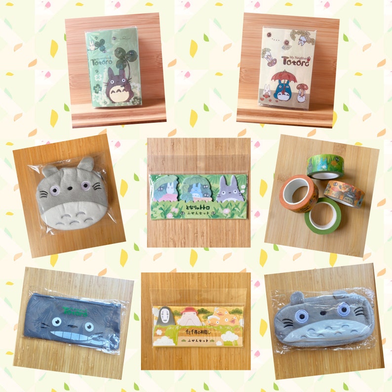 Papeterie Totoro Ghibli Post it notes ruban adhésives - Etsy France