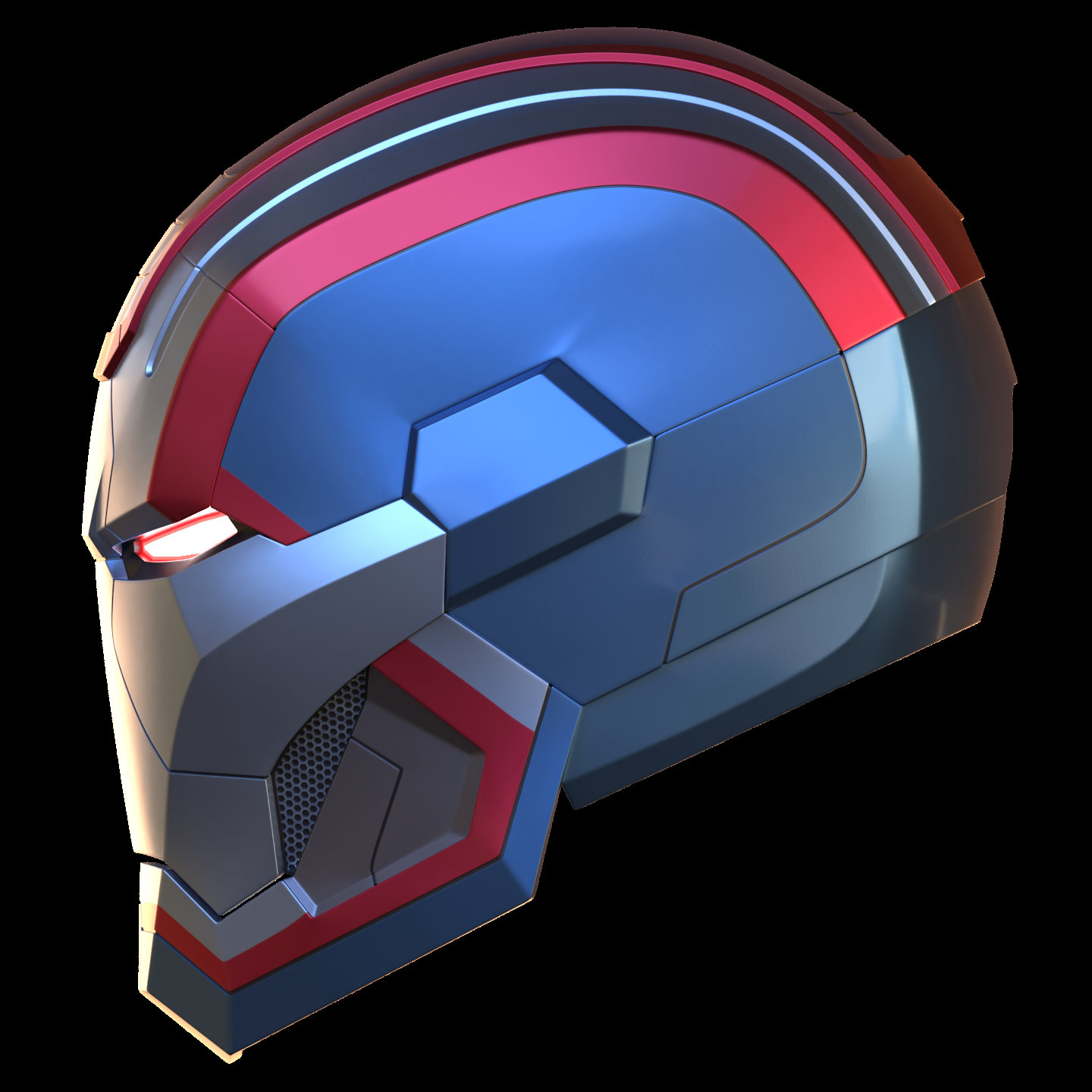 Iron Patriot MK1 Helmet File - Etsy