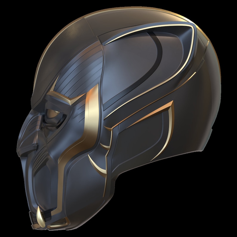 T'chaka Black Panther Helmet File - Etsy