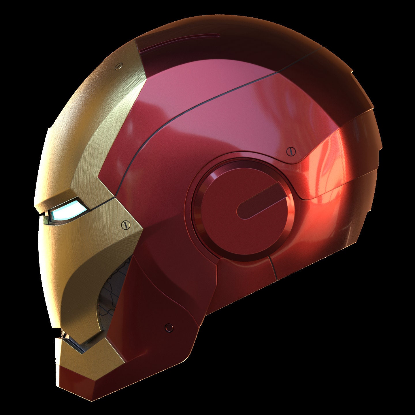 Iron Man Helmet Side View