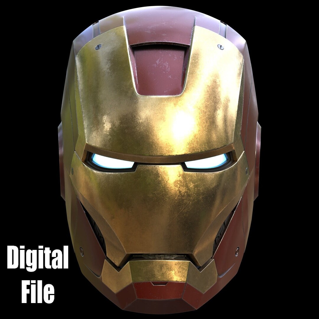 Iron Man MK7 V3 Helmet File - Etsy