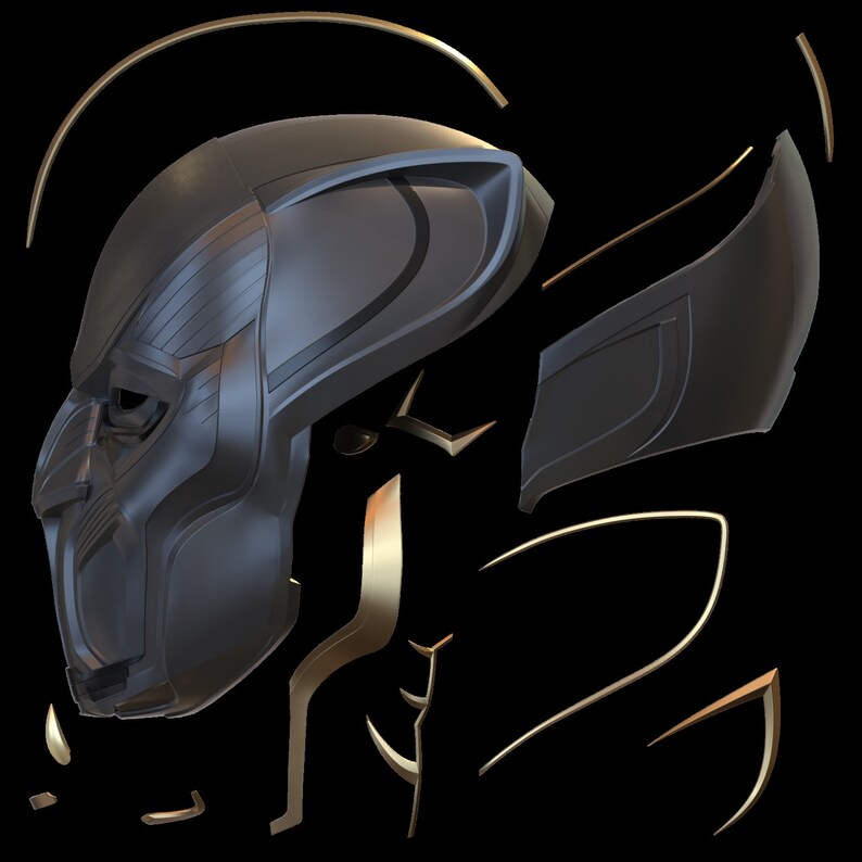 T'chaka Black Panther Helmet File - Etsy