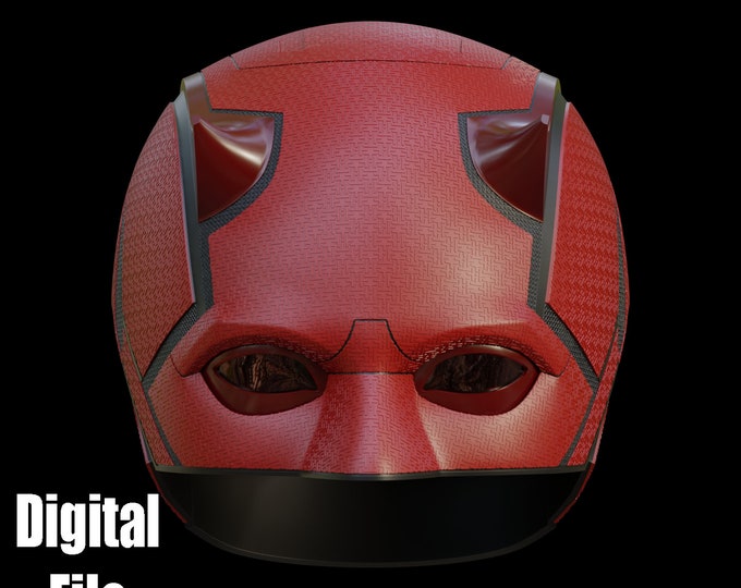 Daredevil Mask Cosplay 3D Print STL - Etsy