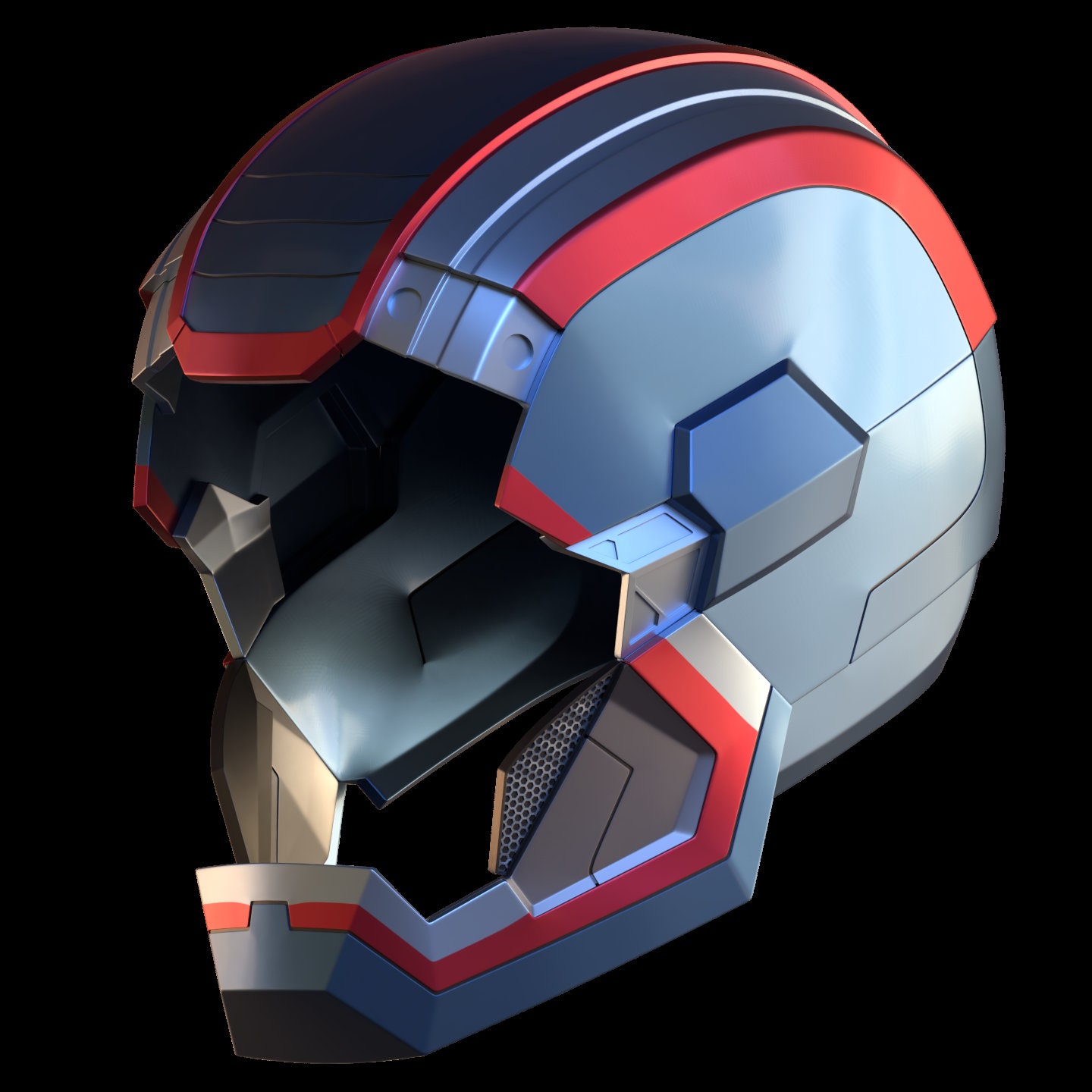 Iron Patriot MK1 Helmet File - Etsy