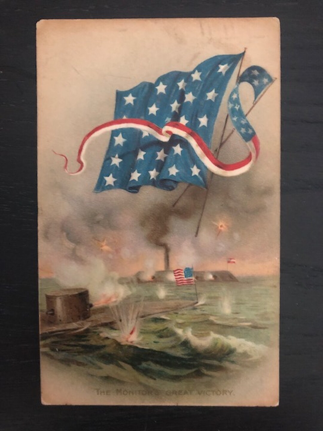 Vintage Postcard A Rare Stamp on a Rare Postcard - Etsy