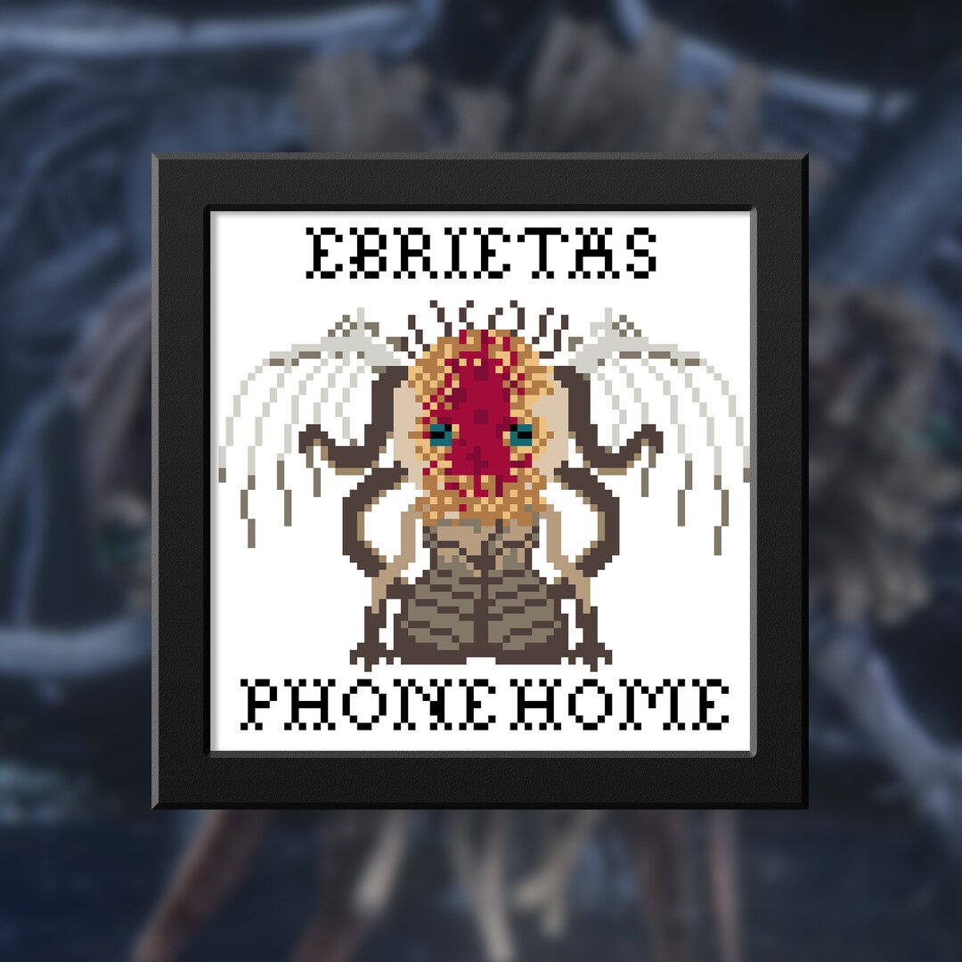 Bloodborne Ebrietas Cross Stitch Pattern PDF Download - Etsy