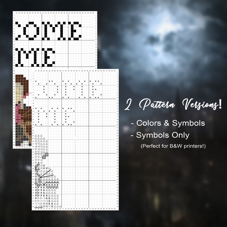 Bloodborne Plain Doll & Hunter Gamer Cross Stitch Patterns PDF Download ...