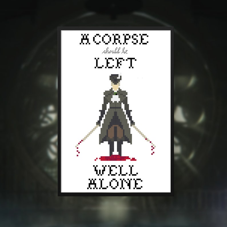 Bloodborne Lady Maria & Orphan of Kos Cross Stitch Pattern Bundle PDF ...