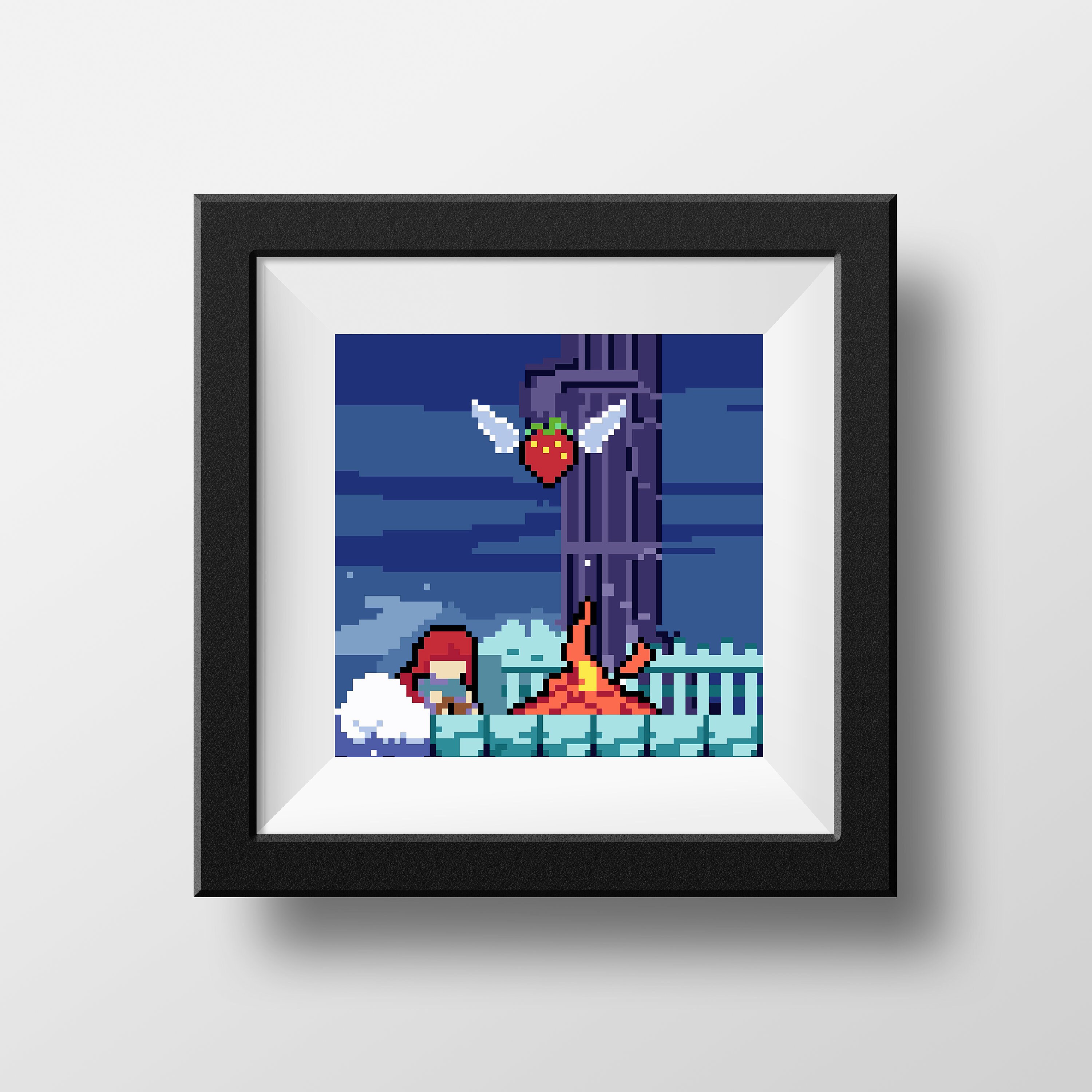 Celeste Fireside Gamer Cross Stitch Pattern PDF Download - Etsy UK