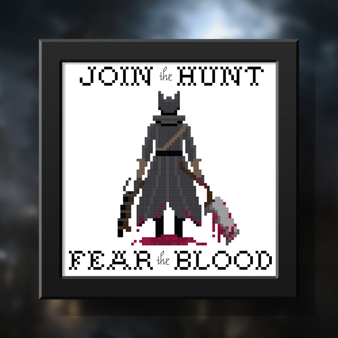 Bloodborne Plain Doll & Hunter Gamer Cross Stitch Patterns PDF - Etsy