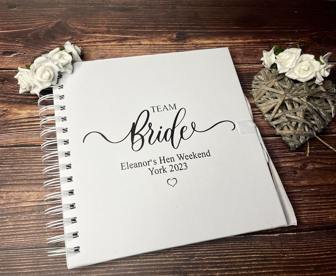 Personalised Bridal Shower Wedding Hen Night Hen Do Bride Gift Photo ...