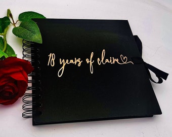 Black Scrapbook | Etsy