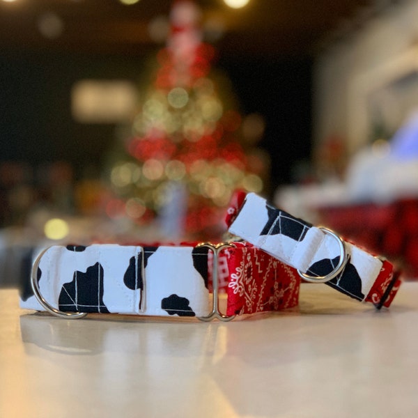 Cow Dog Collar - Etsy