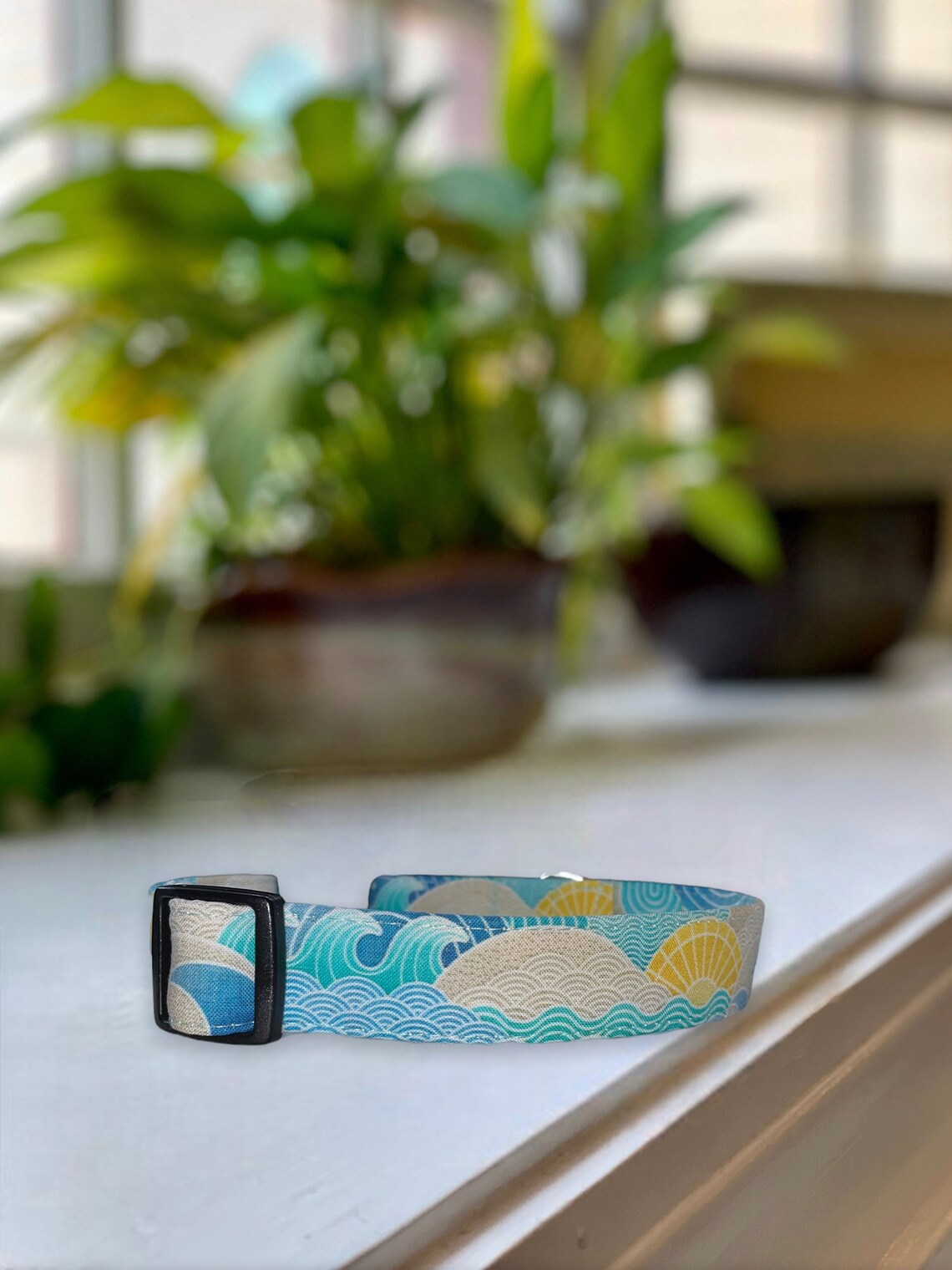 Beach Day for Her Dog Collar- Martingale- Quick Release- No Buckle ...