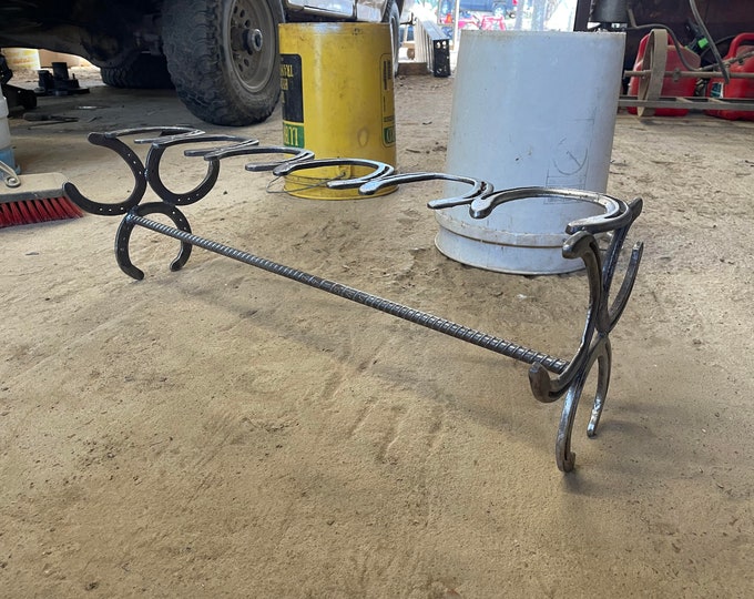 Horseshoe Boot Rack - Etsy