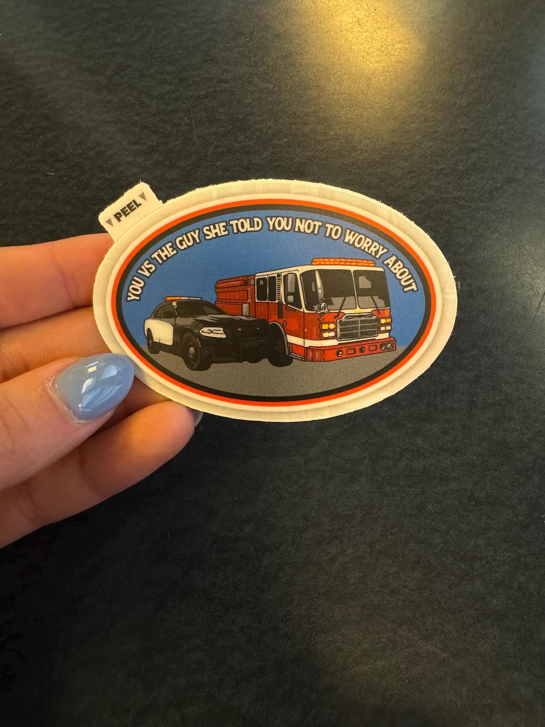 Sticker - Police and Fire - Etsy