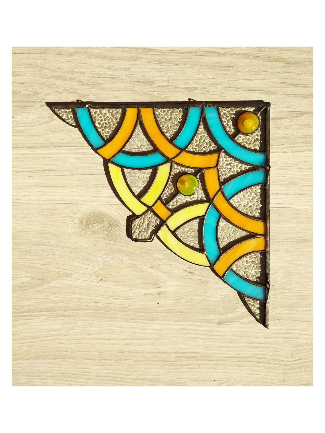 Corner Stained Glass Ornamental Stained Glass Stained - Etsy