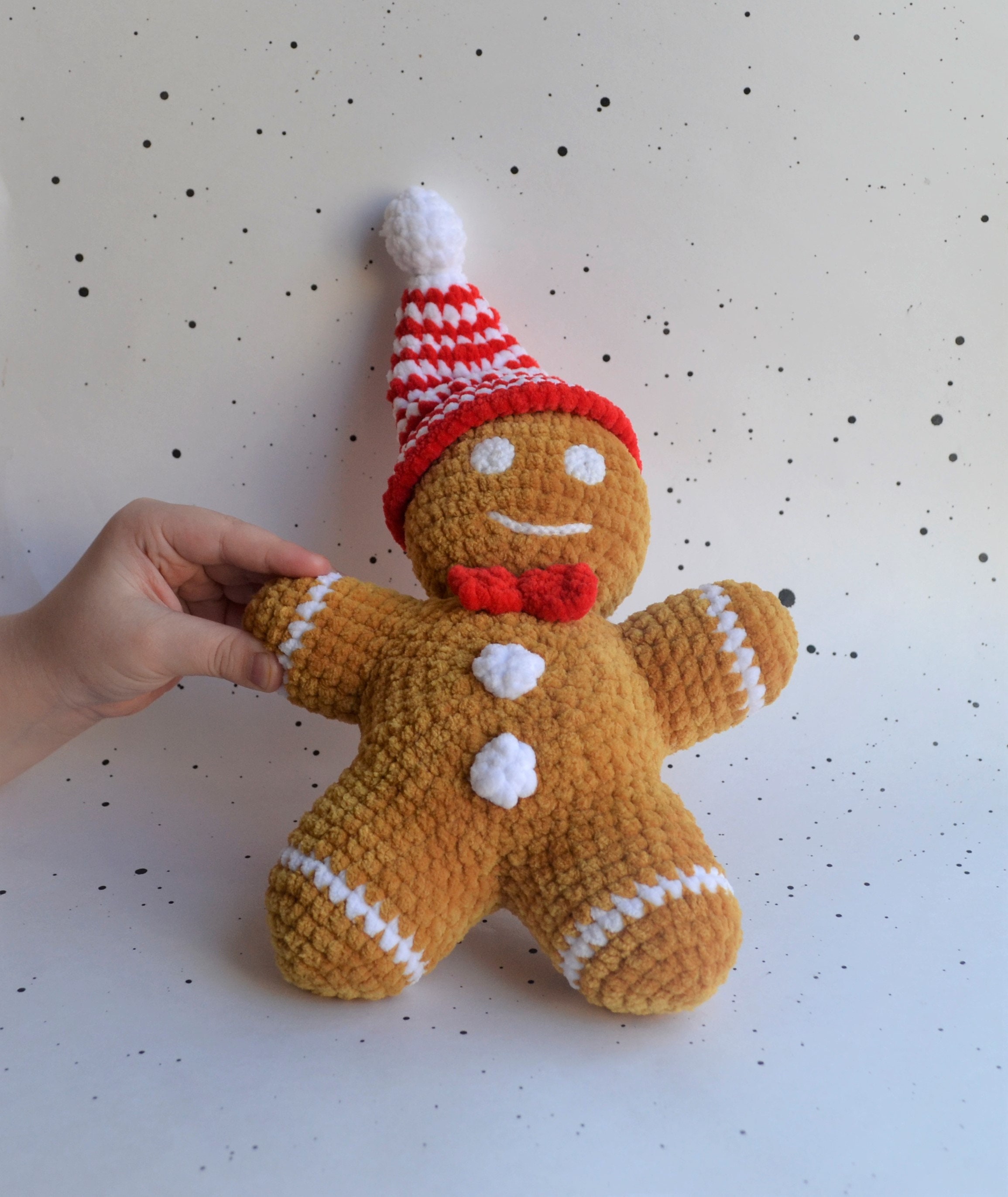Crochet gingerbread man and woman pdf pattern amigurumi | Etsy