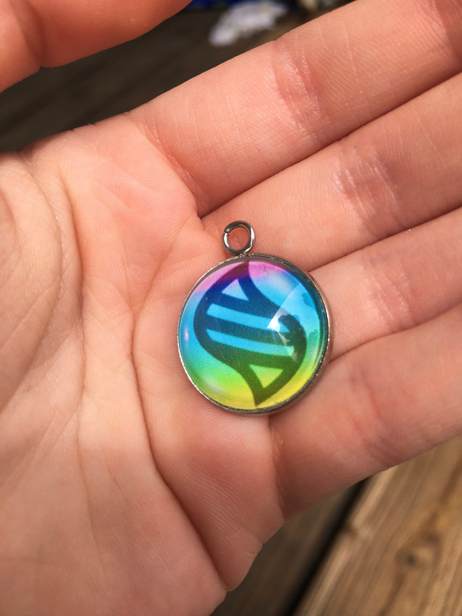 Pokemon Inspired mega Evolution Stone Pendant - Etsy