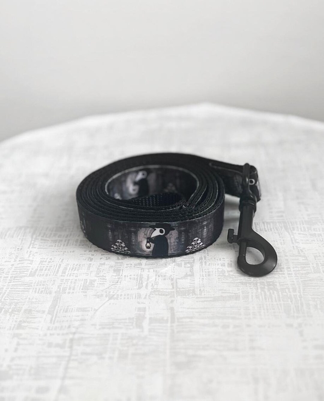 DOC LEASH - Plague Doctor Dog Leash - Gothic Dog Leash - Halloween Dog ...