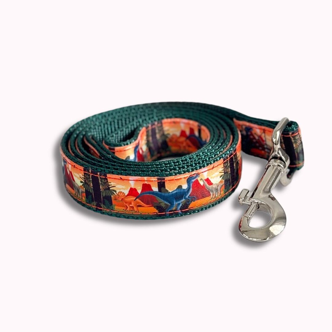 Raptor Dinosaur Dog Leash: 5/8