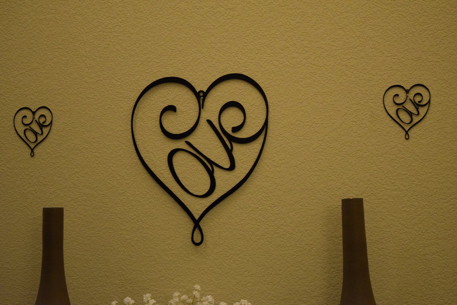 Love metal wall decor home decor metal art wall art custom - Etsy.de