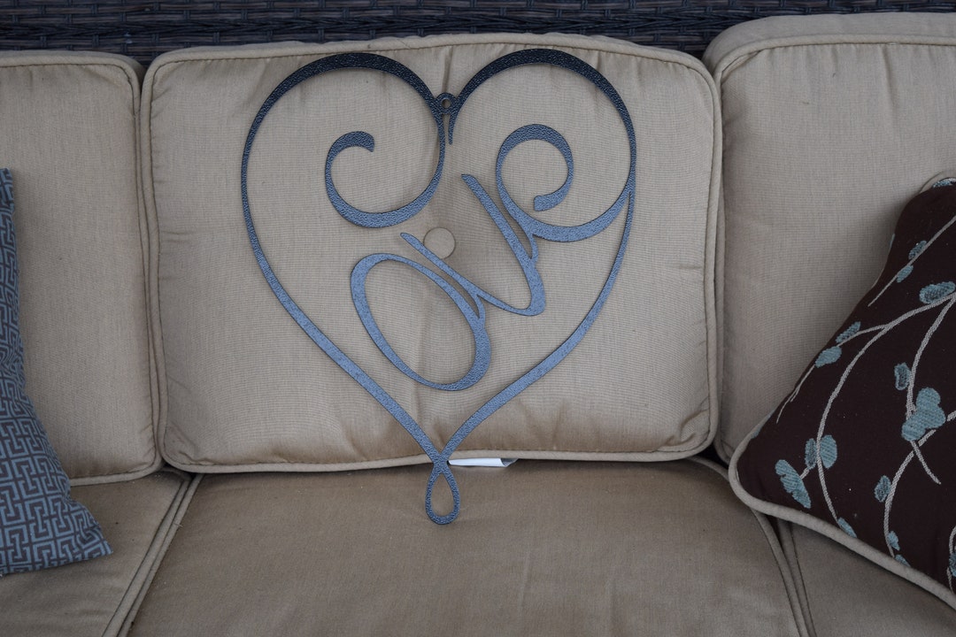 Love metal wall decor home decor metal art wall art custom - Etsy.de