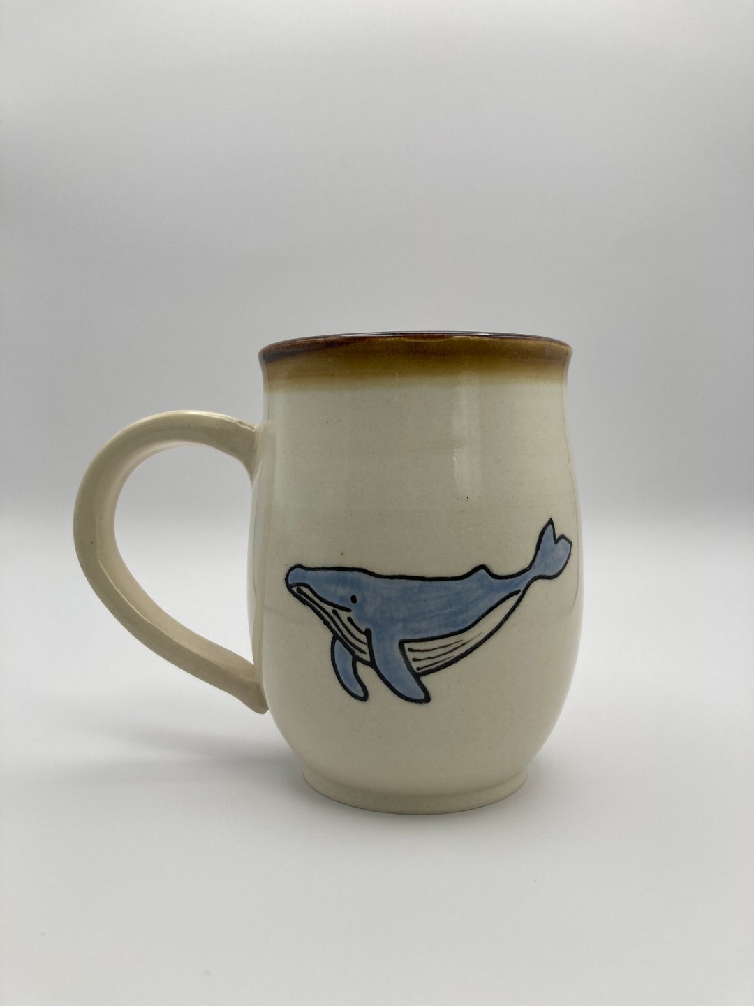 Whale Mug: Hand Made and Hand Painted to Increase Your Morning Cheer ...