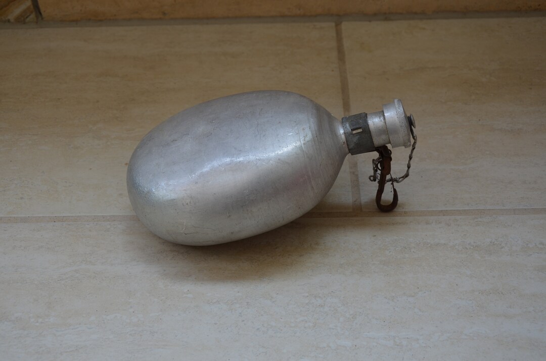Vintage Soviet Army Flask, Water Bottle, Military Flask, Aluminium ...