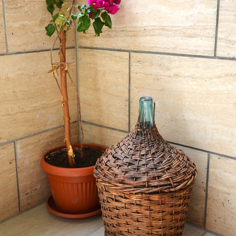 Wicker Demijohn - Etsy